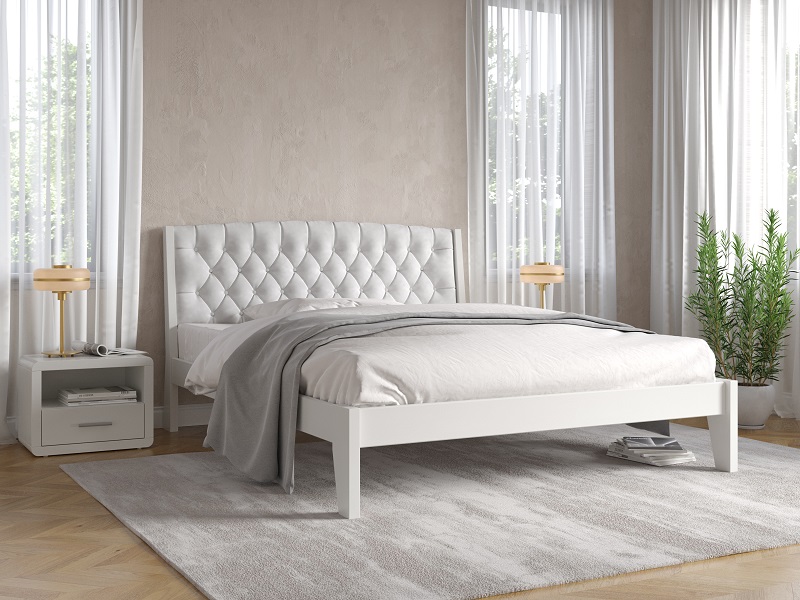 Купити двоспальне дерев'яне ліжко Arbor Drev Алекс недорого в інтернет ...